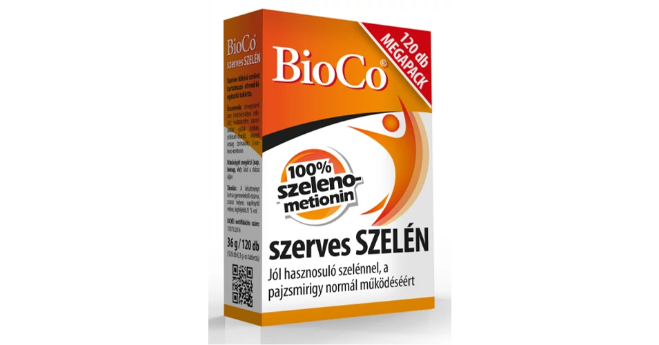 BIOCO Szerves Szelén tabletta 120 db - Bőr, haj, köröm ...