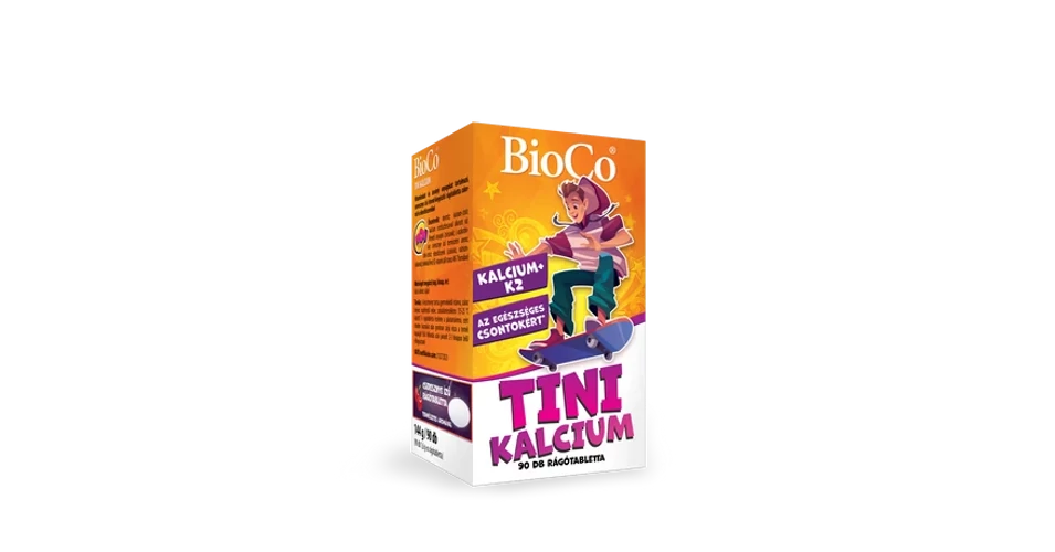 BIOCO Tini Kalcium cseresznye ízű rágótabletta 90 db - Gyerekvitaminok ...