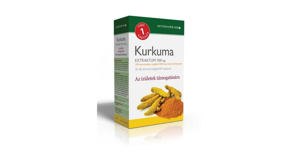 INTERHERB Kurkuma extraktum kapszula 30 db - Ízületek,porcok, izmok ...