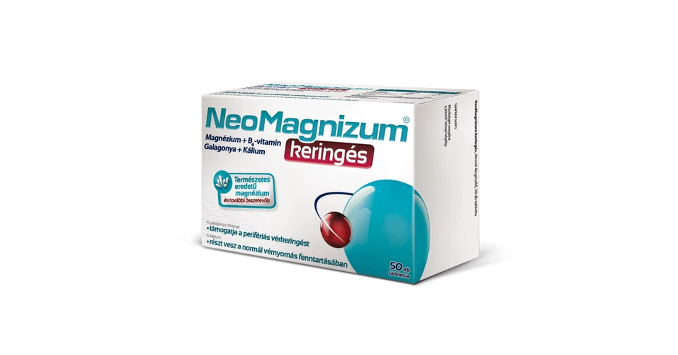 Neomagnizum Keringés tabletta galagonyával 50 db - Szív- és érrendszer ...