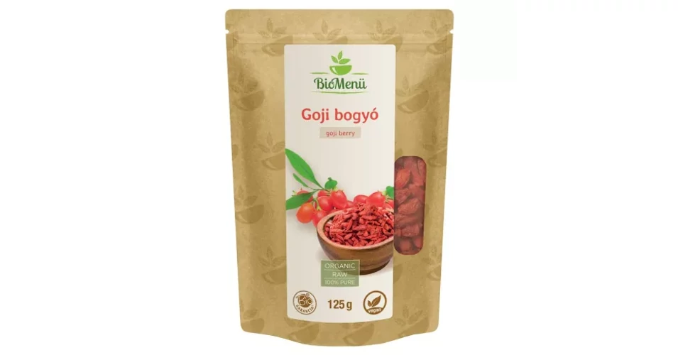 BIO MENÜ Bio Goji bogyó 125 g - Aszalványok - Gyógynövénysziget Bio ...