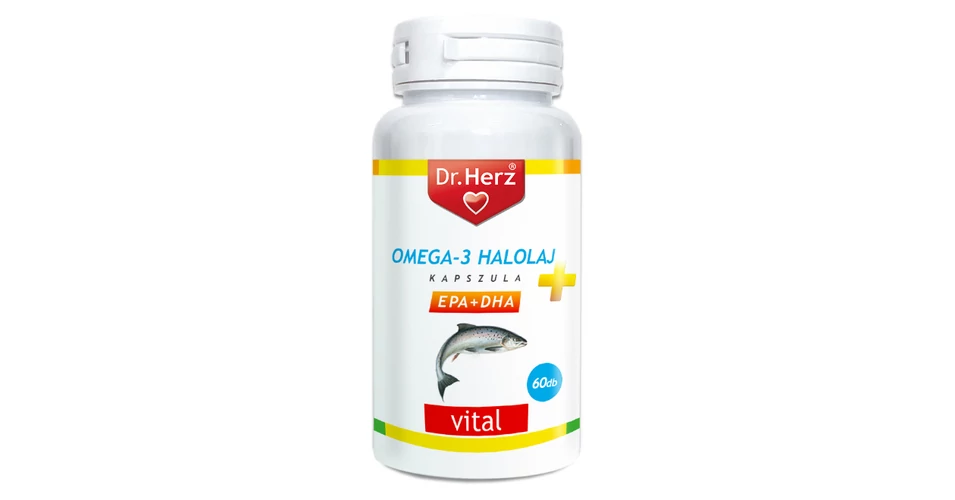 Dr. HERZ Omega-3 Halolaj kapszula 60 db - Omega-3, halolaj ...