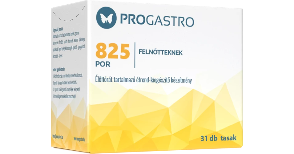 Progastro 825 élőflórát tartalmazó por 31 db tasak - Bél, gyomor ...