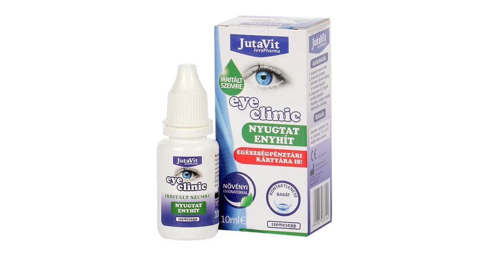 JUTAVIT Eyeclinic Szemcsepp Irritált szemre 10 ml - Szemcsepp, orrspray ...