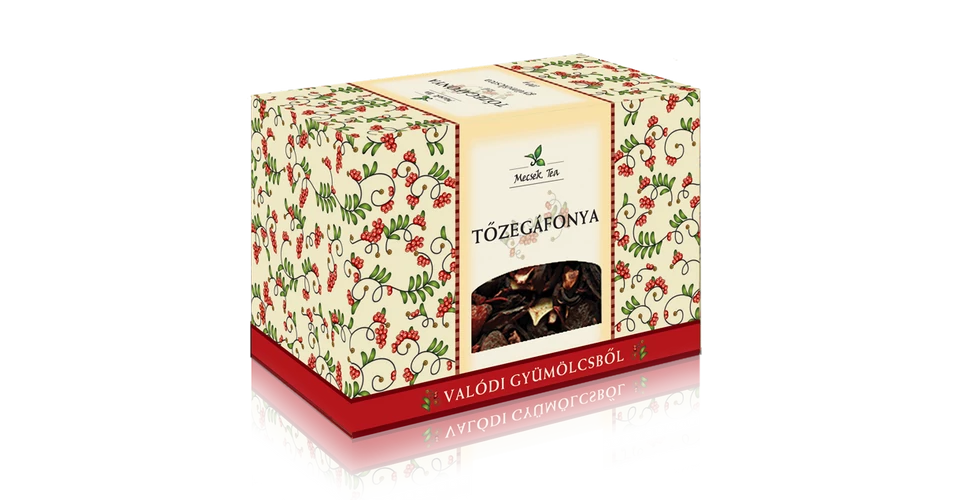 MECSEK Tőzegáfonya tea 100 g - Gyümölcsteák - Gyógynövénysziget Bio ...