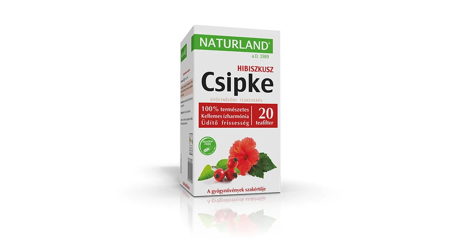 NATURLAND Csipke-hibiszkusz tea 20 filter - Antioxidáns teák ...