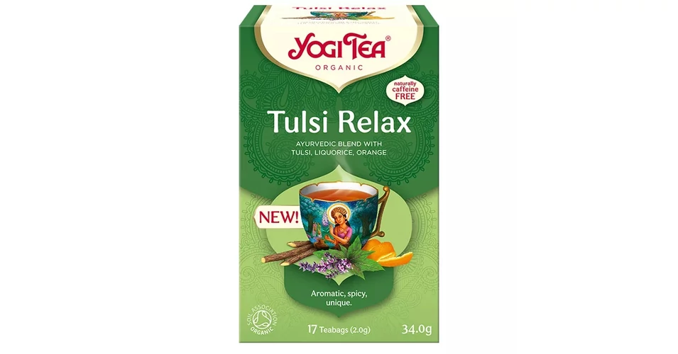 YOGI BIO Pihentető Tulsi tea 17 filter - Stresszoldó teák ...