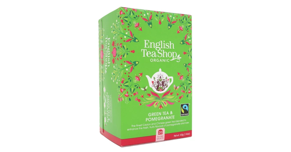 ETS 20 Bio Zöld tea gránátalmás 20 filter - Zöld teák ...